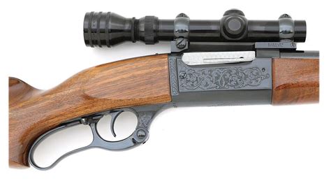 Custom Engraved Savage Model 99 Lever Action Rifle