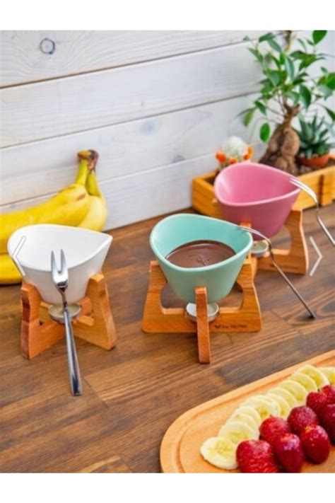 Joy Kİtchen Kafe Tipi Fondü Seti Fondü Takımı 3 Renk Aile Seti Fiyatı