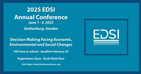 Edsi 2025 Conference Submission Deadline Extended To Feb 24 Decision