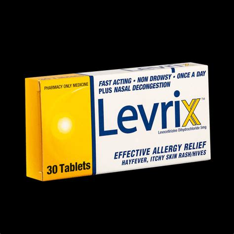 Levrix 5mg Tablets 30 — Highbrook Pharmacy