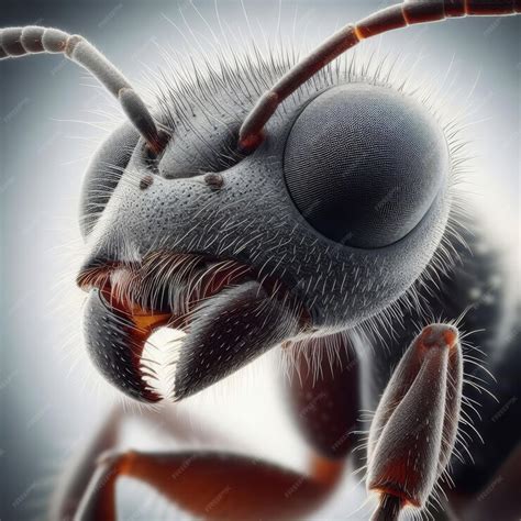 Premium Photo A Closeup Highly Detailed Image Of An Ant With Its