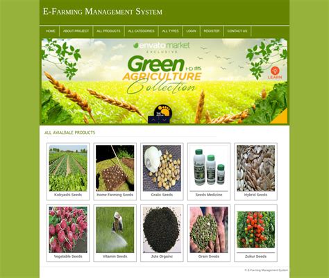 E Farming Management System Using Php And Mysql