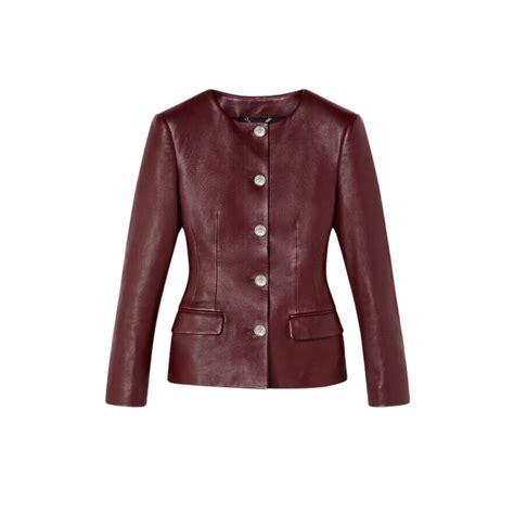 Versace Leather Hourglass Jacket Custom Jackets Co