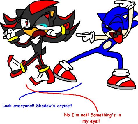 Shadow The Hedgehog Crying