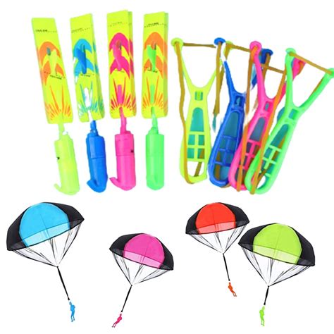 Fzflzdh Rocket Slingshot Flying Toys With Led Lights 12 Pcs Slingshot