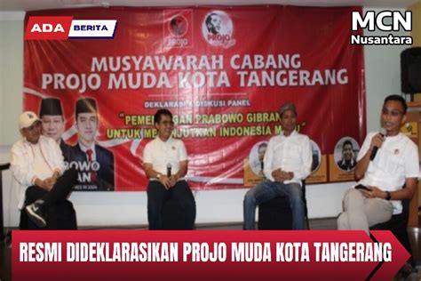 Tangerang Meski Acara Deklarasi Mundur Satu Jam