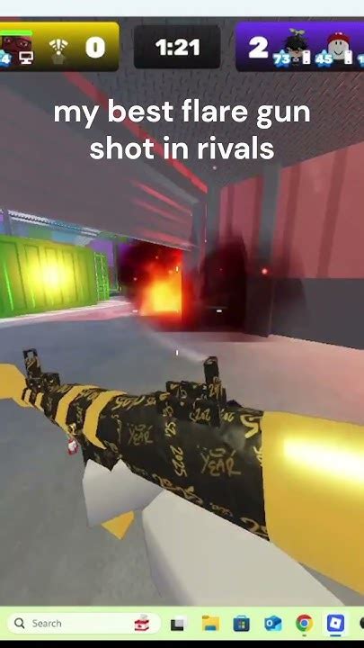 Best Rivals Flare Gun Shot Roblox Rivals Gaming Youtube