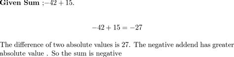 find each sum or difference 42 15 quizlet