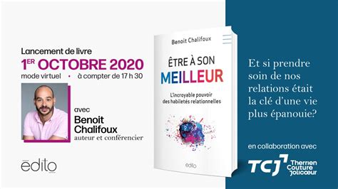 Lancement Du Nouveau Livre De Benoît Chalifoux