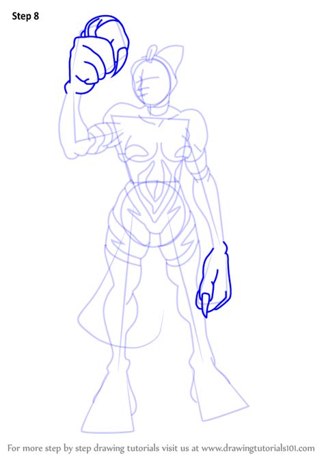 How To Draw Felicia From Darkstalkers Darkstalkers Step By Step