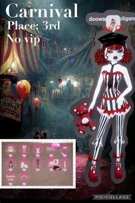 Dti Idea Carnival No Vip Creepy Carnival Carnival Fashion Dress Up
