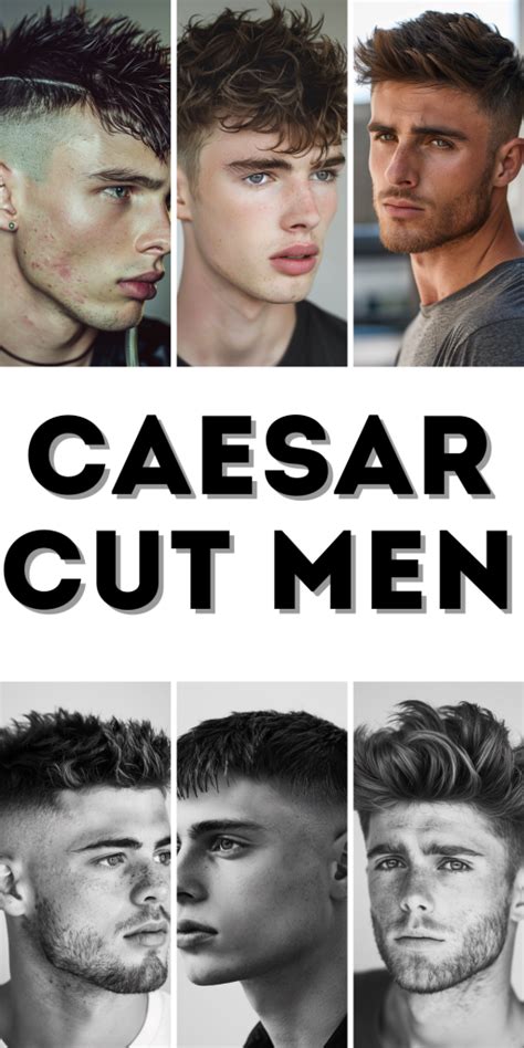 Exploring 29 Versatile Caesar Cut Men Hairstyles Classic Textured