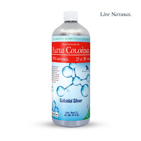 Plata Coloidal 1 Litro Coloidales Life Natural