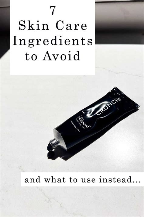7 Skin Care Ingredients To Avoid {and What To Use Instead}