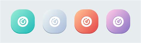 Speedometer Solid Icon In Flat Design Style Speed Indicator Signs