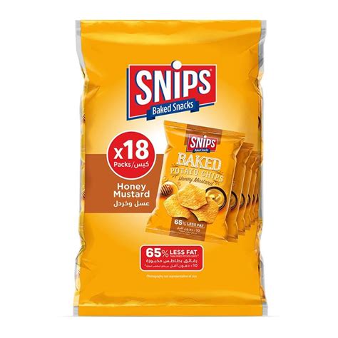 Baked Potato Chips Honey Mustard 18 Packs