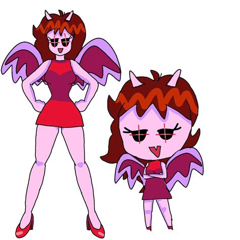 Girlfriend And Fun Sized Girlfriend Demon Forms By Annawitchvampire