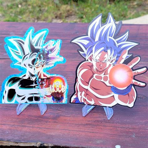 True Ultra Instinct Goku 2 Sticker Bundle 3d Lenticular Motion Car Sticker Decal 4648346030