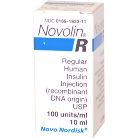Novolin® R Regular Human Insulin Rdna Origin Injection 100 Uml