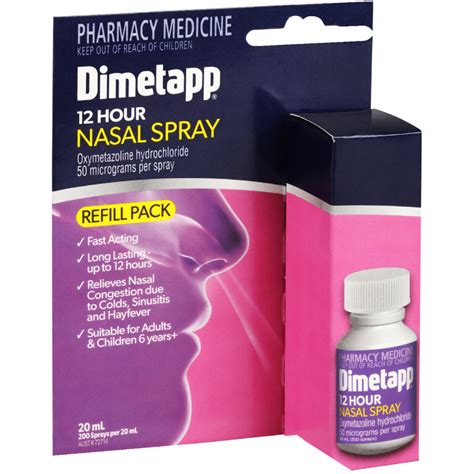 Dimetapp Nasal Spray Refill 20ml
