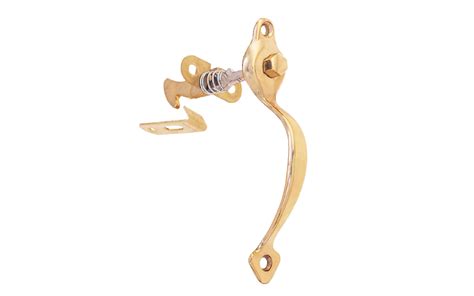 Unlacquered Brass Cabinet Push Button Latch Handle Pull