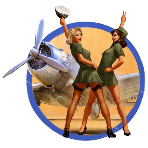 “x” Pin Up Decal