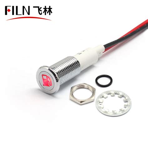 10mm 12v Custom Symbol Indicator Light With Wire Indicatorlight
