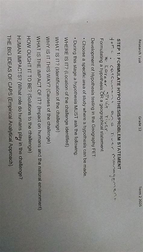 Step 1 Formulate Hypothesisproblem Studyx