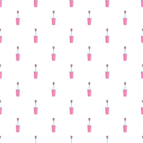 Pink Nail Polish Bottle Brush Uniform Pattern 78035473 Vector Art At