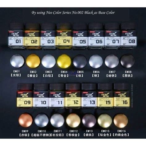 Jumpwind Extra Metal Color Em01~em16 Shopee Malaysia