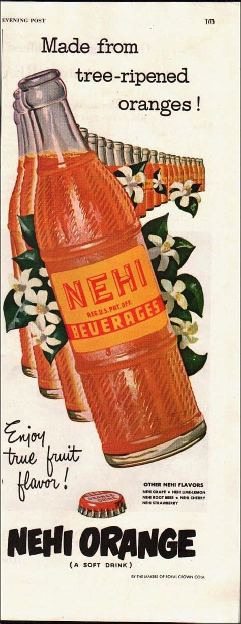 Download Vintage Nehi Orange Soda Ad Wallpaper
