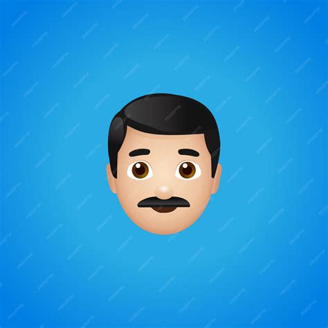 Emoji Father Premium Vector
