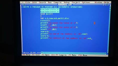 write a program to perform all arithmetic operations in c language