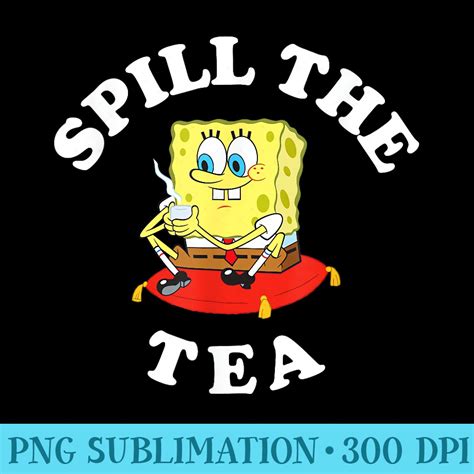 Spongebob Squarepants Spill The Tea Relaxing Spongebob Png Inspire Uplift