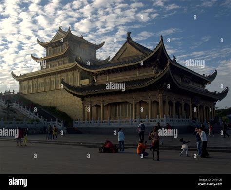 Sunrise Dawn Temples At The Golden Summit Of Mount Emei Emei Shan