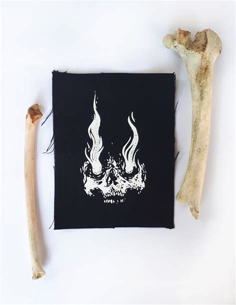 Screen Printed Patch Torch Etsyde