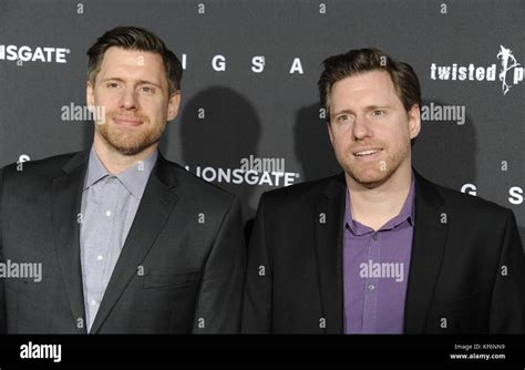 Los Angeles Ca Usa 25th Oct 2017 Peter Spierig Michael Spierig At