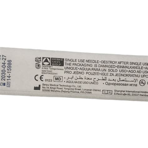 Hsw Henke Ject 22g X 4 Luer Lock Hypodermic Needle Box Of 100