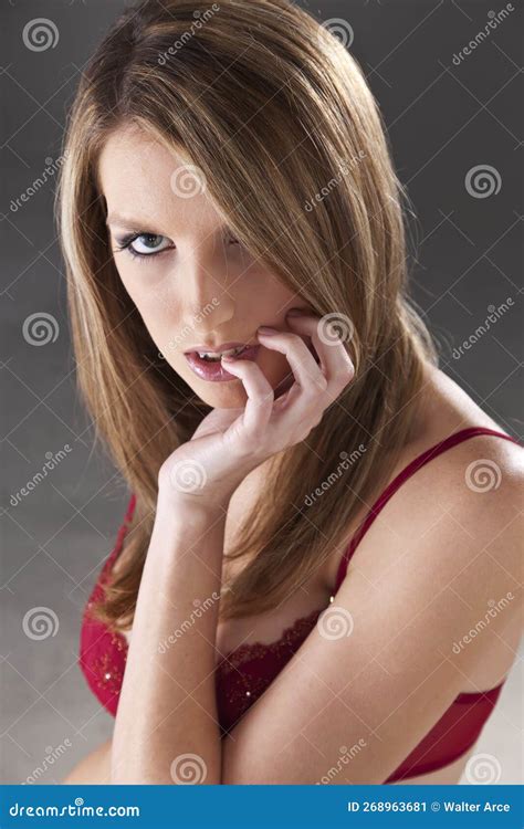Lovely Implied Model Posing In A Bra And Blue Jeans In A Studio Environment Stock Image Image Lovely Implied Model Posing In A Bra And Blue Jeans In A Studio Environment Stock Image Image