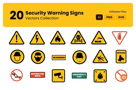 20 Security Warning Signs Printables Git Aset