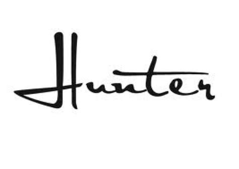 Hunter In Cursive Calligraphy