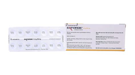 Thông Tin Về Thuốc Huyết áp Exforge Cách Dùng Và Tác Dụng Của Thuốc Này