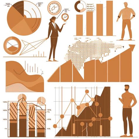 Brown Business Increase Premium Ai Generated Image