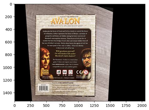 Python How To Extend A Warpperspective Image Once Warped Stack Overflow