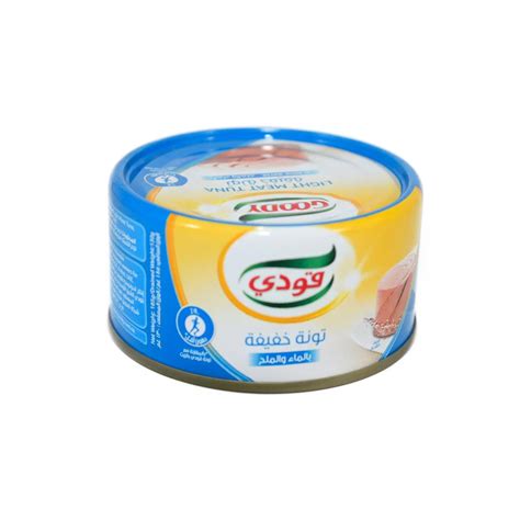 قودي تونة خفيف بالماء والملح 185 جرام6281014800440
