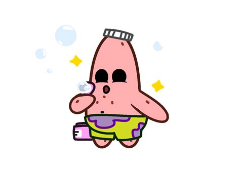 I Drew Patrick Blowing Bubbles Rspongebob