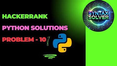 10 Lists Hackerrank Python Solutions Hackerranksolutions