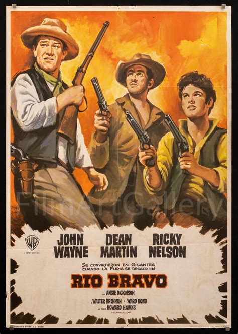 Rio Bravo Movie Poster Because We Love Classic Cinema Rio Bravo Is A