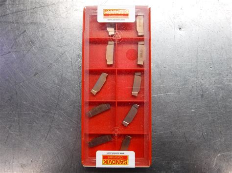 Sandvik Carbide Grooving Inserts Qty10 N123g2 0318 0008 Gf 1125