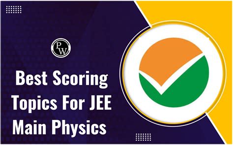 Best Scoring Topics For JEE Main Physics To Ace The Upcoming JEE 2025 Exam